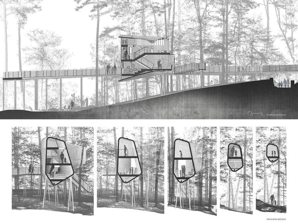 Architectural Drawings: 10 Sections Through Treetop Retreats ...