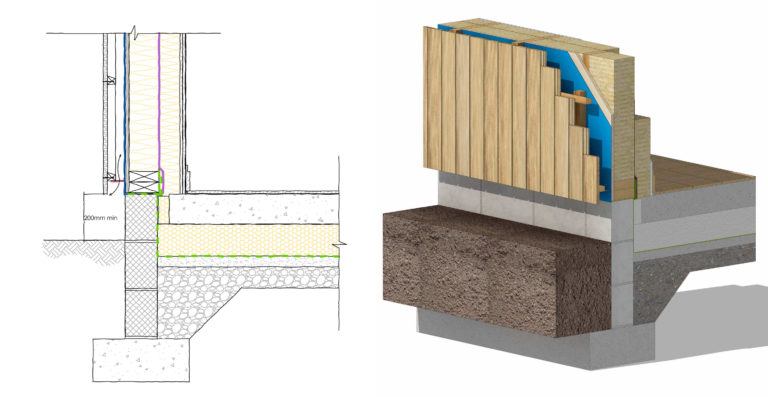 Technical Details: How to Transition From Rainscreen Cladding to Brick