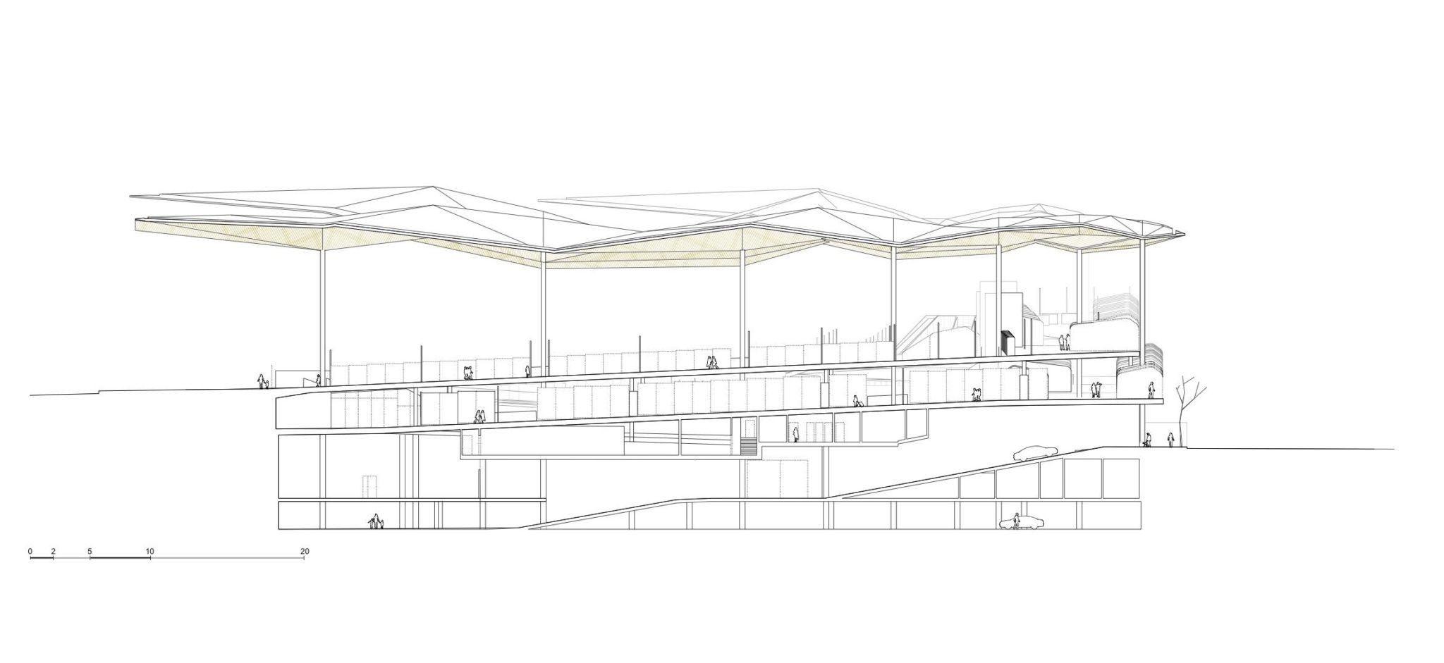 Architectural Drawings: Iconic Spanish Markets in Section - Architizer ...