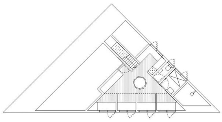 Architectural Drawings: 8 Triangular Projects That Embrace Their ...