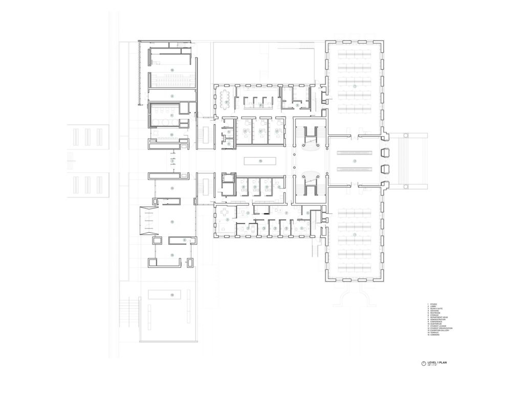Architectural Drawings: 10 Modern Architecture Schools in Plan ...