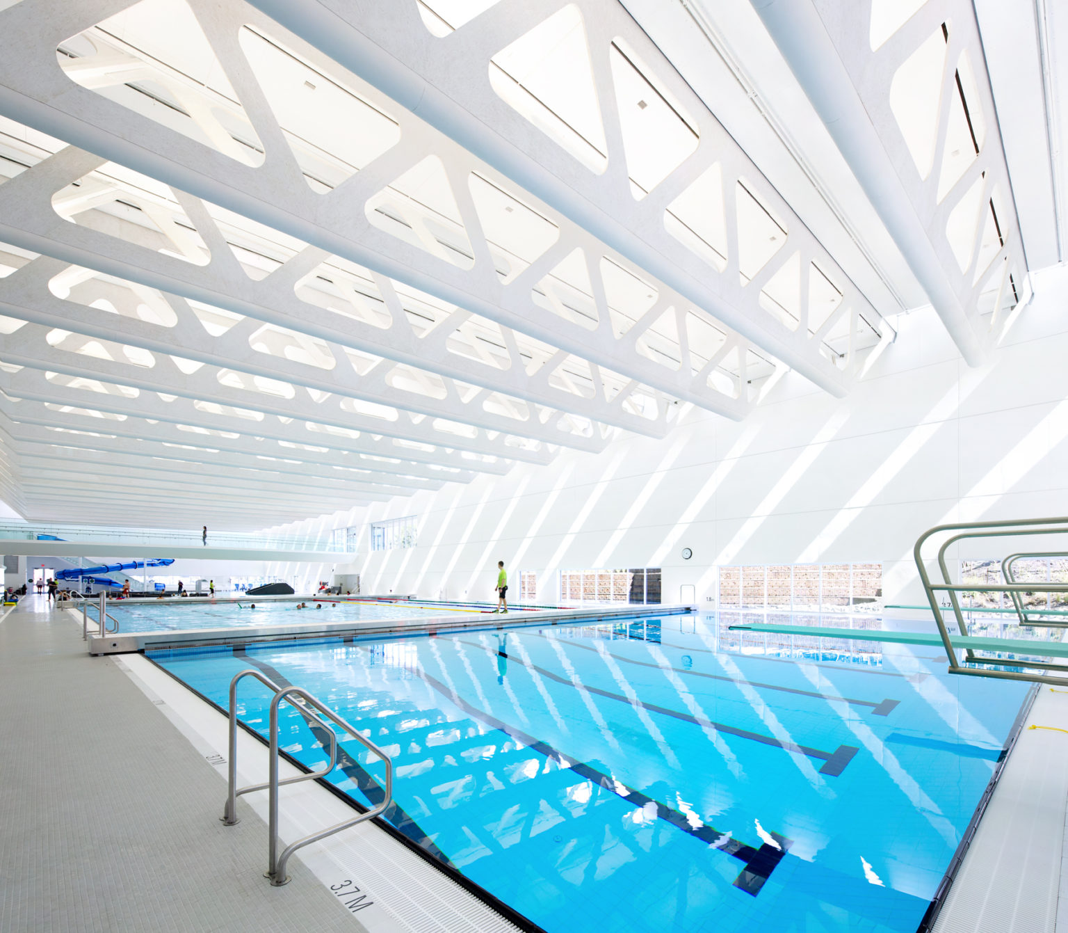 Aquatic Architecture: 7 Perfectly Pristine Indoor Public Pools