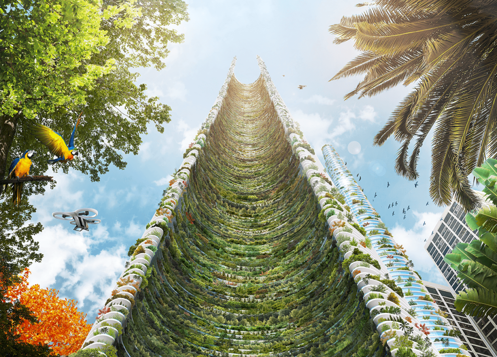 Vertical Vegetation: Green High Rises Aim To Transform the Concrete Jungle