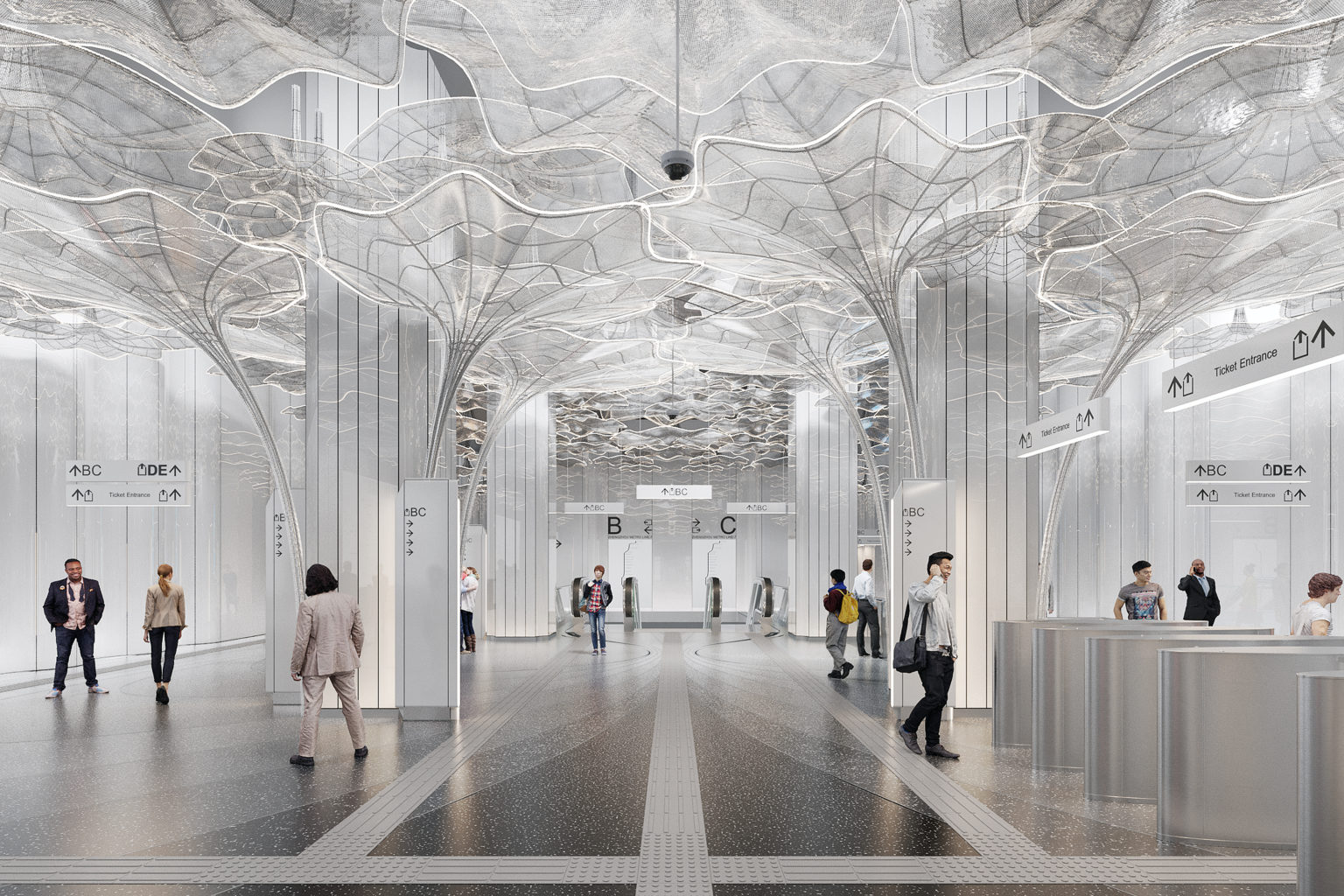 Mundane Metro No More: 6 Sensational Subway Station Ceilings ...
