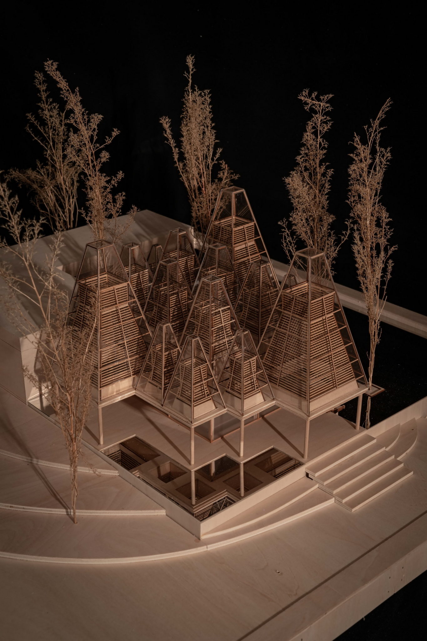 Architectural Details: GOA's Perfectly Perforated Pyramidal Roof ...