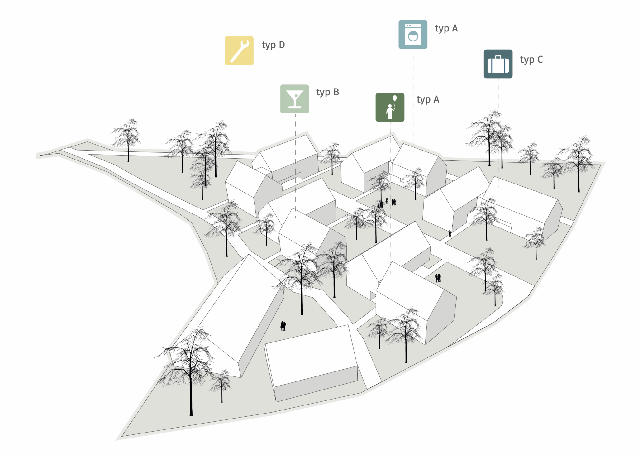 Architectural Drawings: 7 Designs for Intergenerational Housing in Plan ...