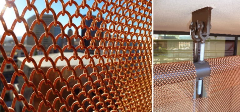 How Fabricoil's Flexible Metal Fabrics Age With Grace - Architizer Journal