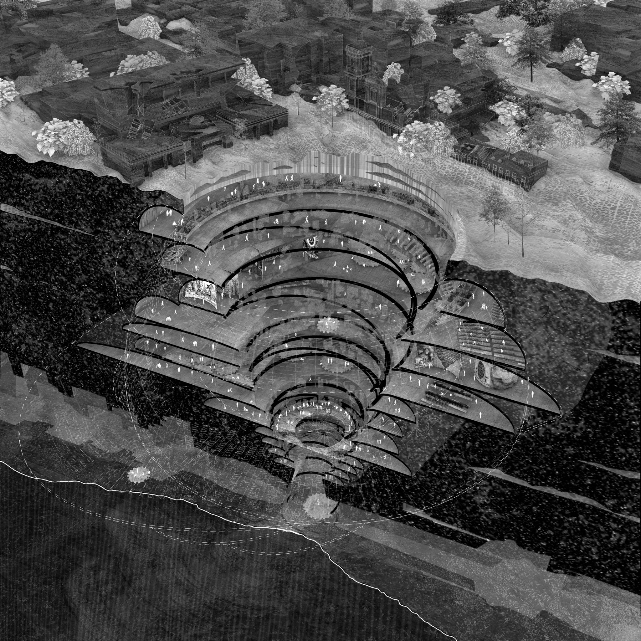 10 Architectural Drawings Forming Fascinating Visual Commentary on ...