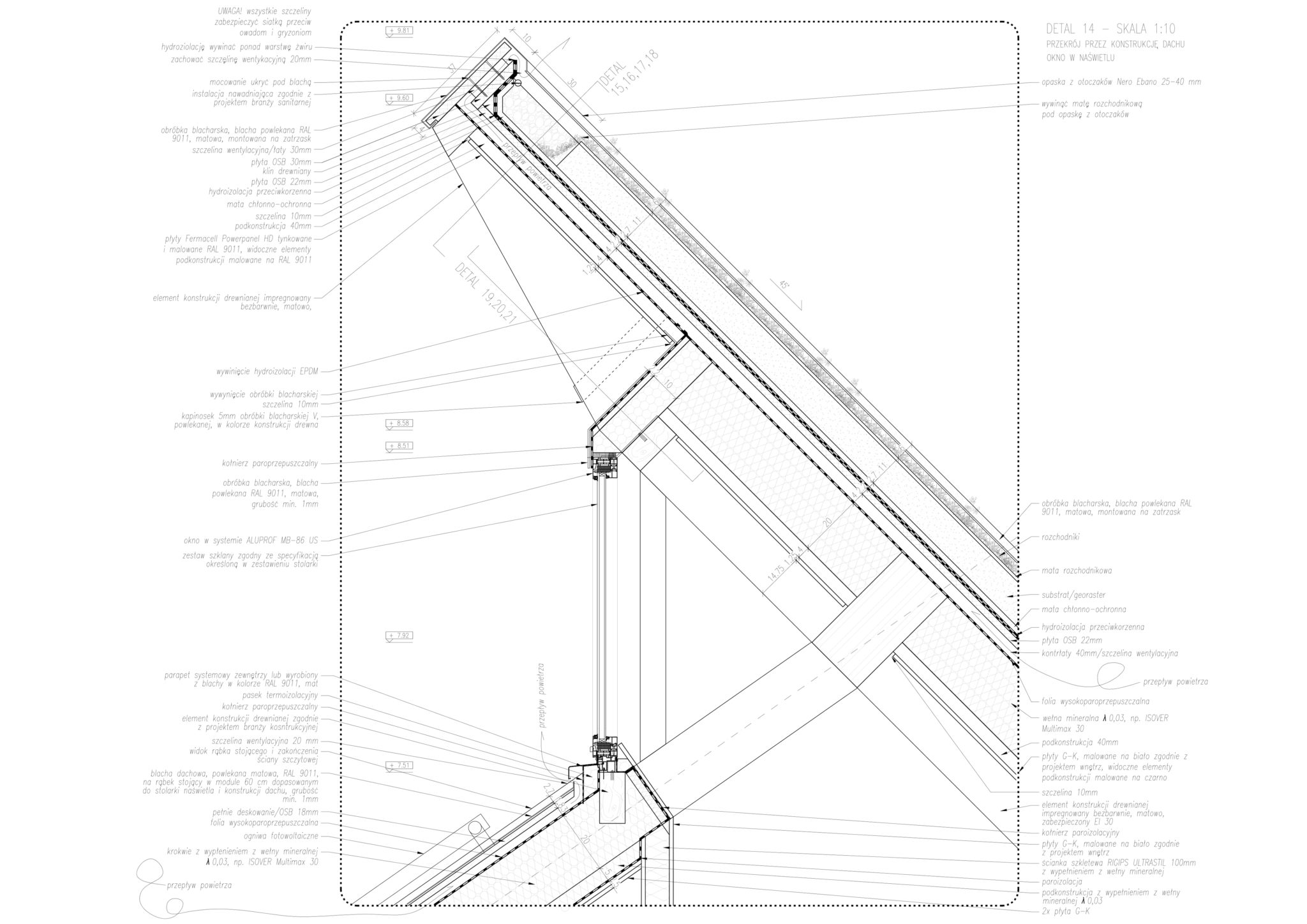Architectural Drawings: 8 Green Roofs in Section