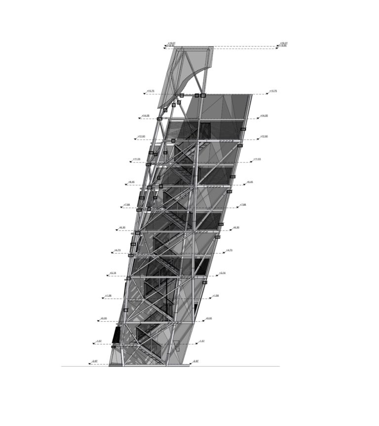 Architectural Drawings: 10 Iconic Observation Towers in Section ...