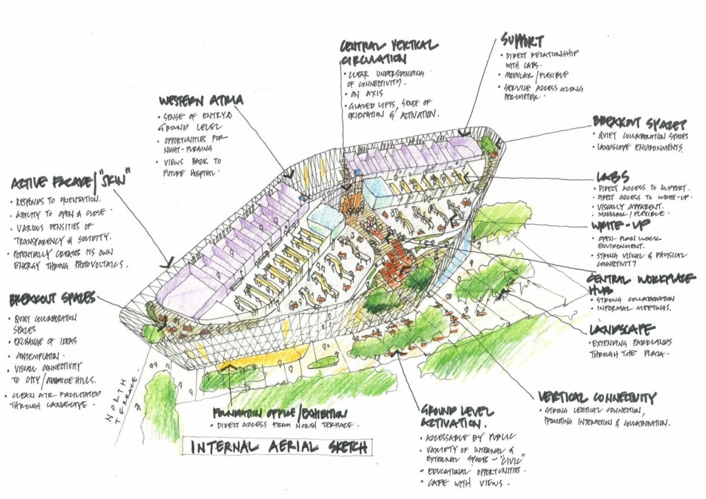 Behind the Building: Adelaide’s SAHMRI Laboratory by Woods Bagot