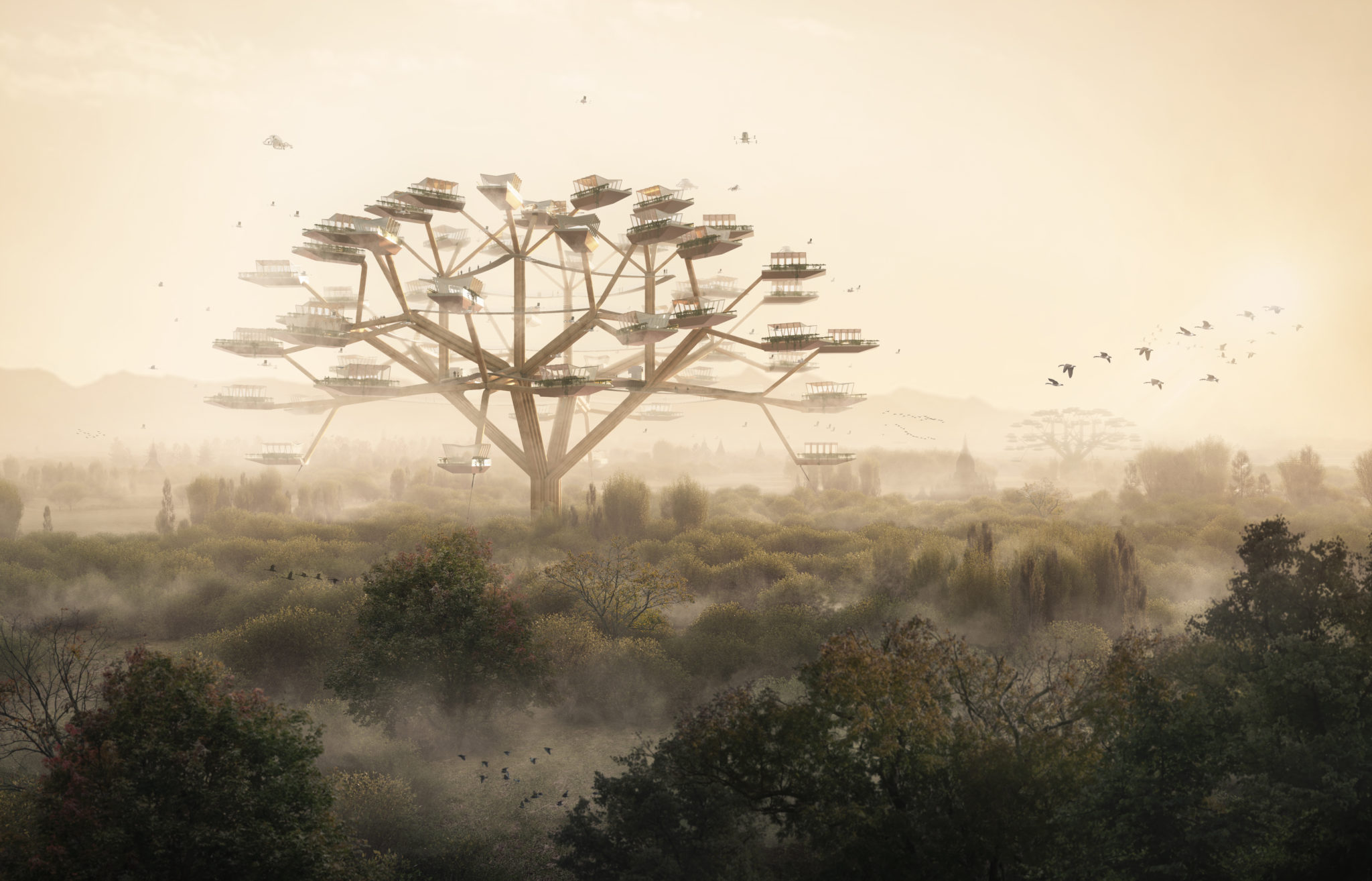 The Architecture of Escapism: 8 Dreamlike Renderings That Showcase Bold ...