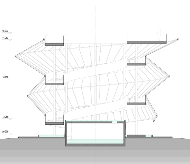Architectural Drawings: 10 Iconic Observation Towers in Section ...