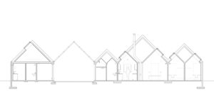 Architectural Drawings: Glorious Glass Gable Architecture in Section ...