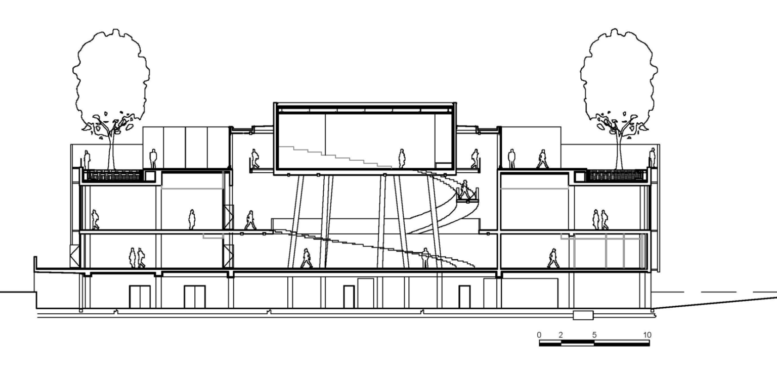Architectural Drawings: 10 Section Drawings Revealing Modern Museums ...