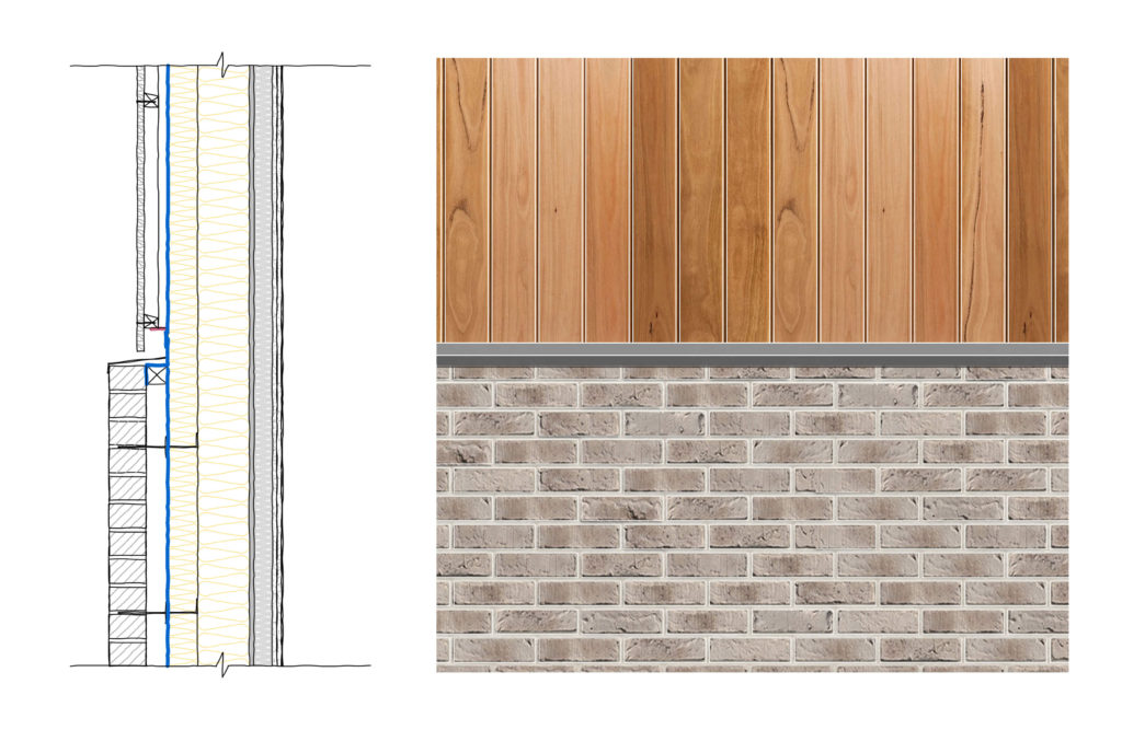 Technical Details: How to Transition From Rainscreen Cladding to Brick