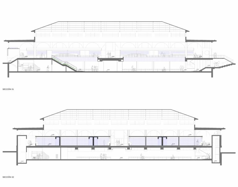 Architectural Drawings: Iconic Spanish Markets in Section - Architizer ...