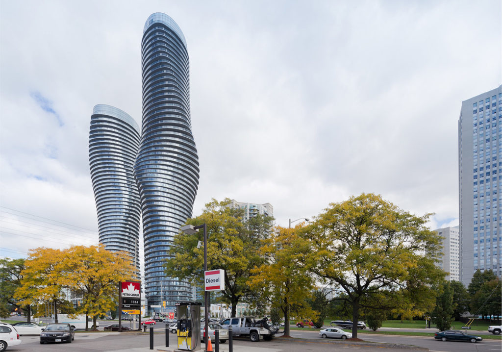 Architectural Details: MAD’s Dancing Towers Rise in Canada