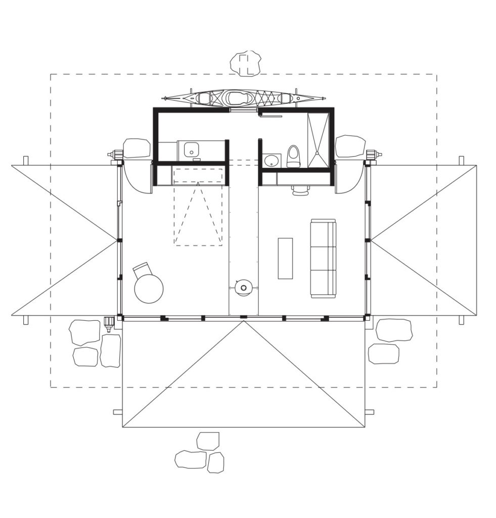 Architectural Drawings: 10 Cabin Plans for Minimalist Living ...