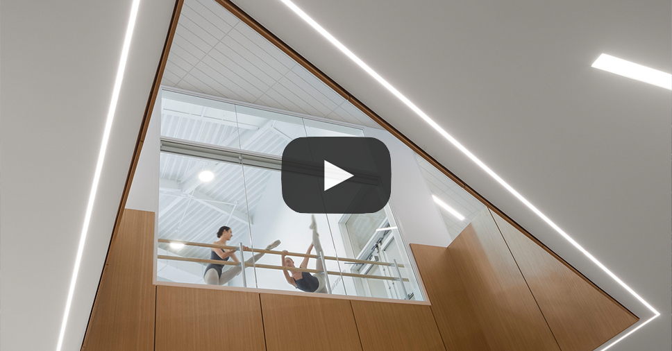 Dazzling Design Takes Center Stage in This Cincinnati Dance Academy