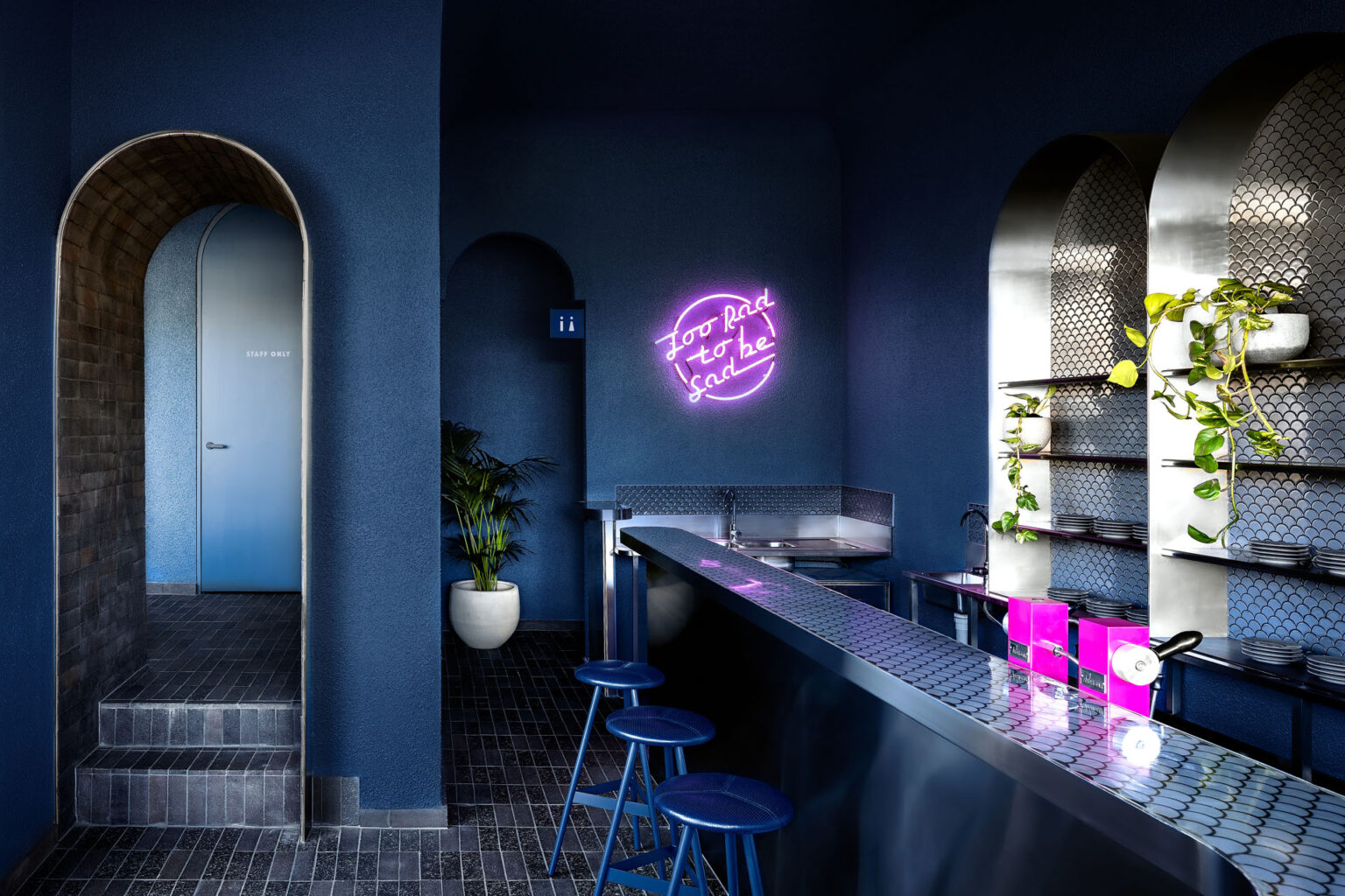 9 Shades of Blue: Majestic Interiors that Celebrate the Architectural ...