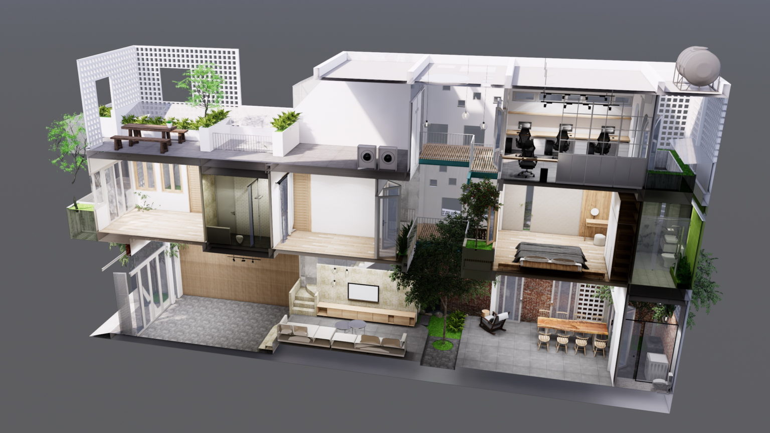 Chi.Arch Create Light Filled LN-House - Architizer Journal