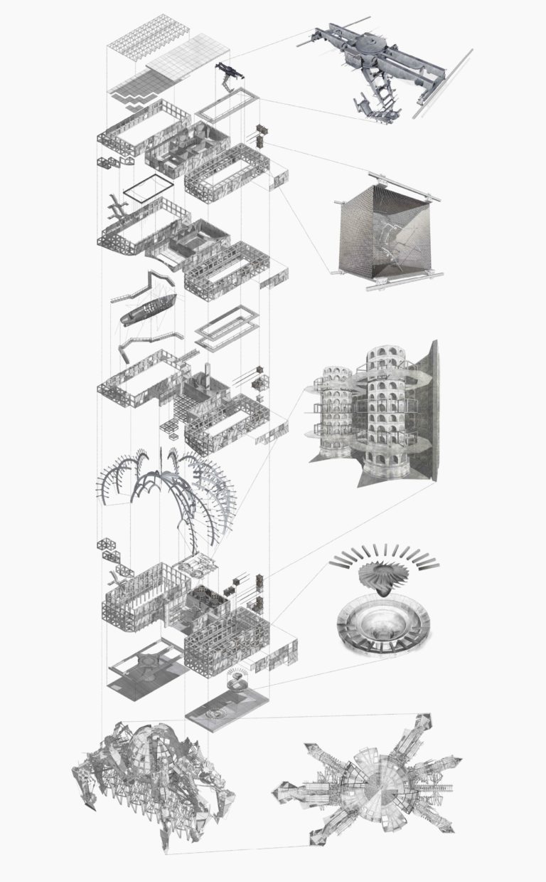 "The Machine" Showcases the Atmospheric Power of Architectural Drawings ...