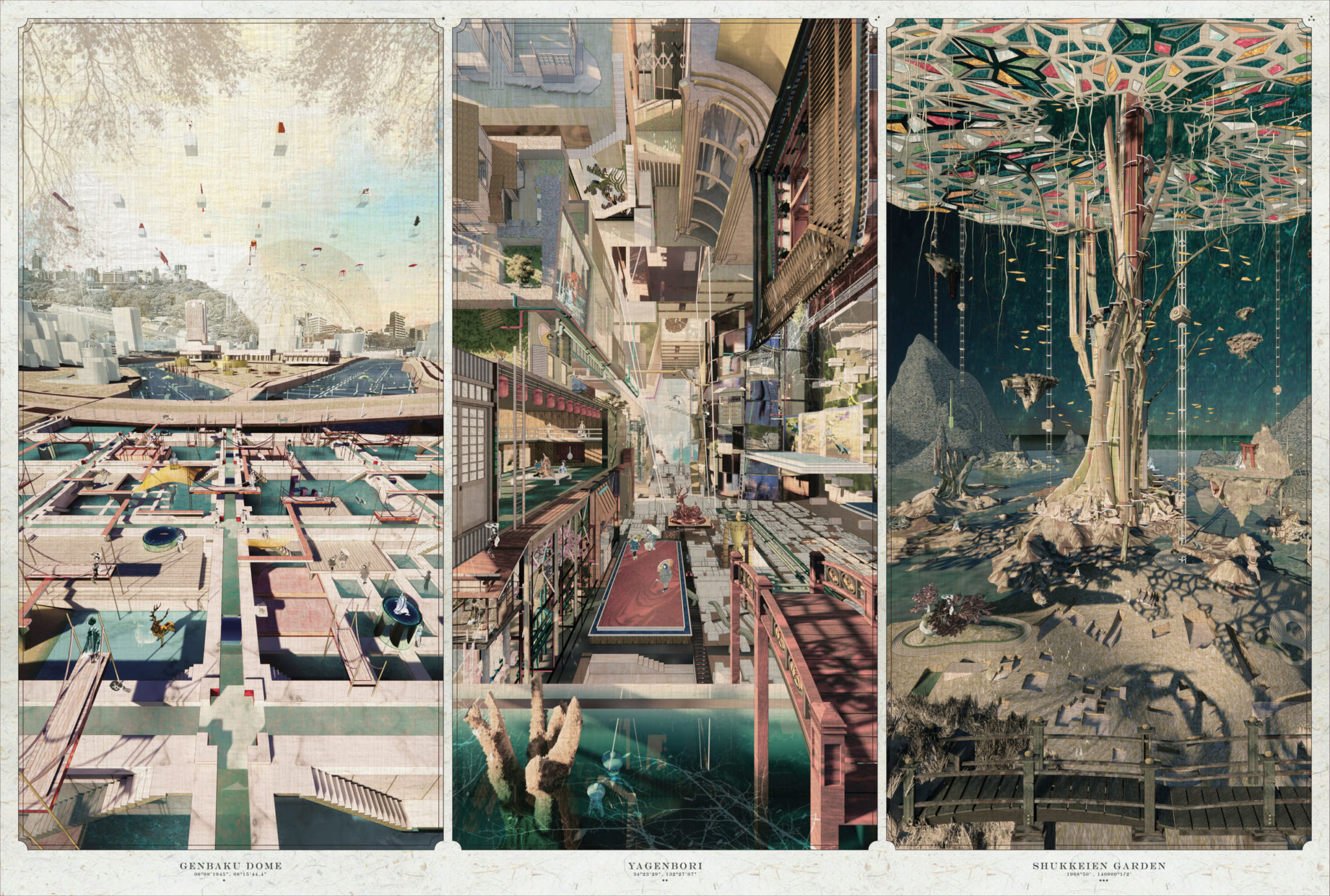 This Epic Architectural Triptych Depicts the Complexities of Hiroshima ...
