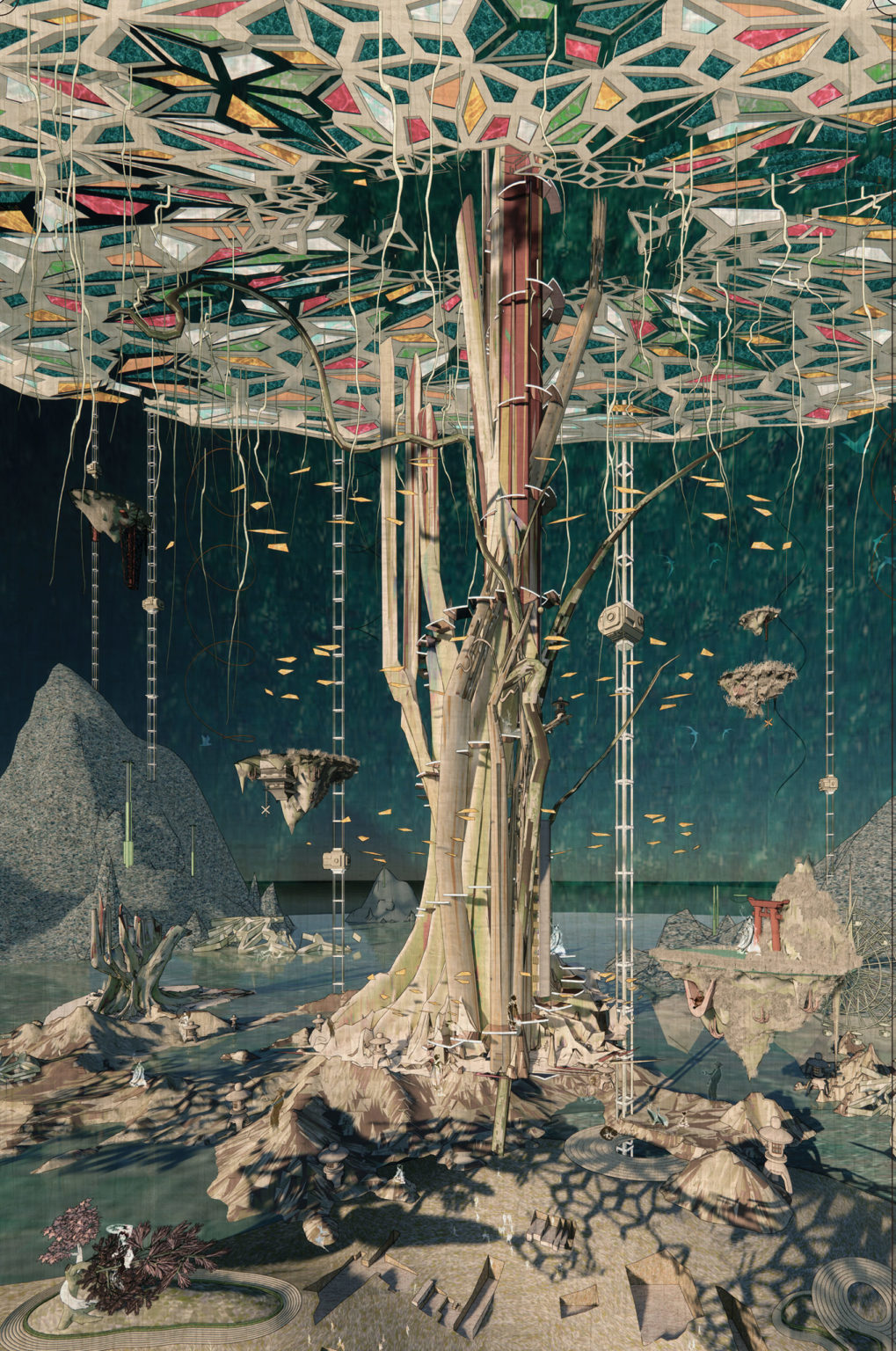 This Epic Architectural Triptych Depicts the Complexities of Hiroshima ...