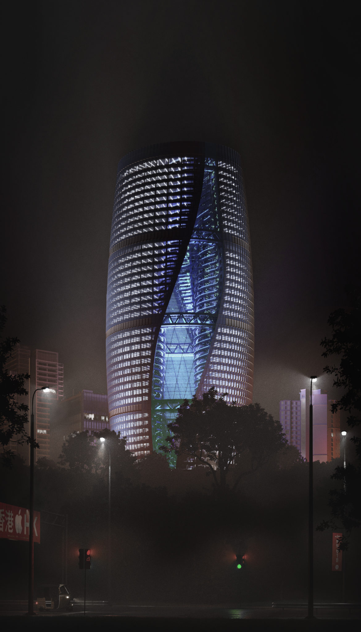 Dark Arts: 13 Powerful Renderings That Visualize Architecture by Night