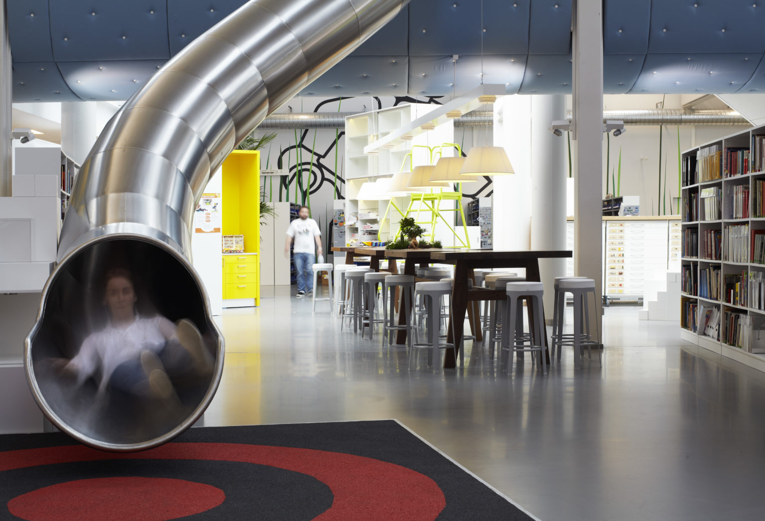 When Work Meets Play: 8 Architectural Uses of Slides in Unexpected ...