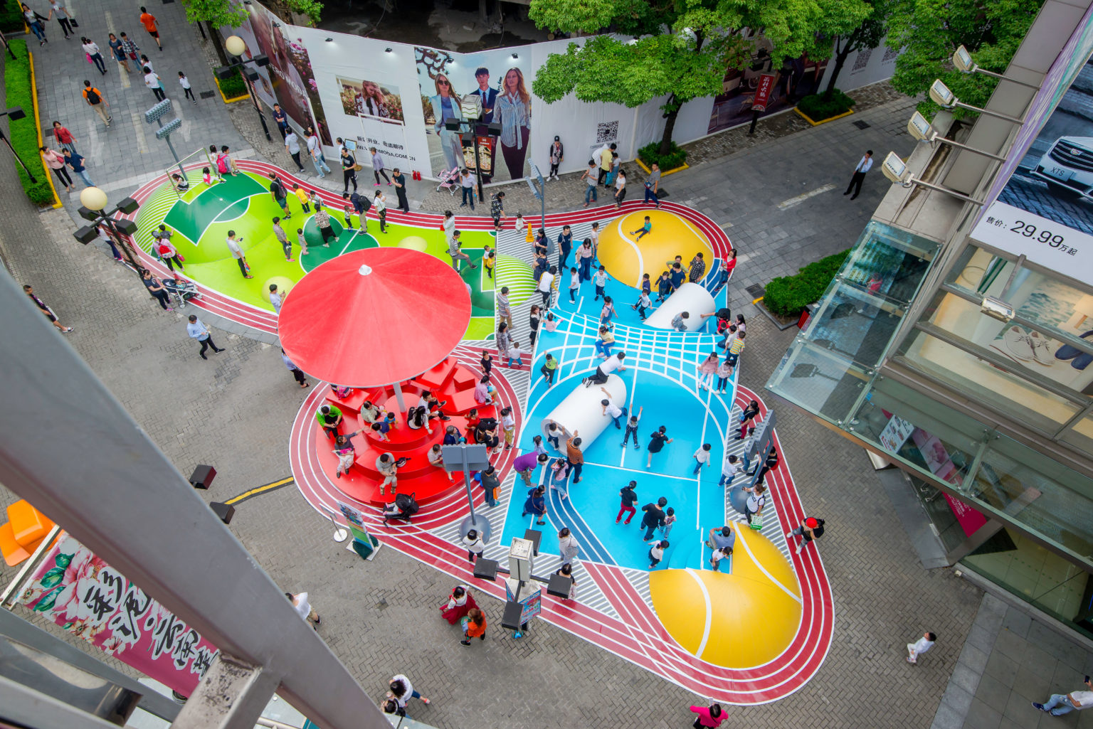 100architects Energizes Urban Pockets With Colorful Play Spaces ...