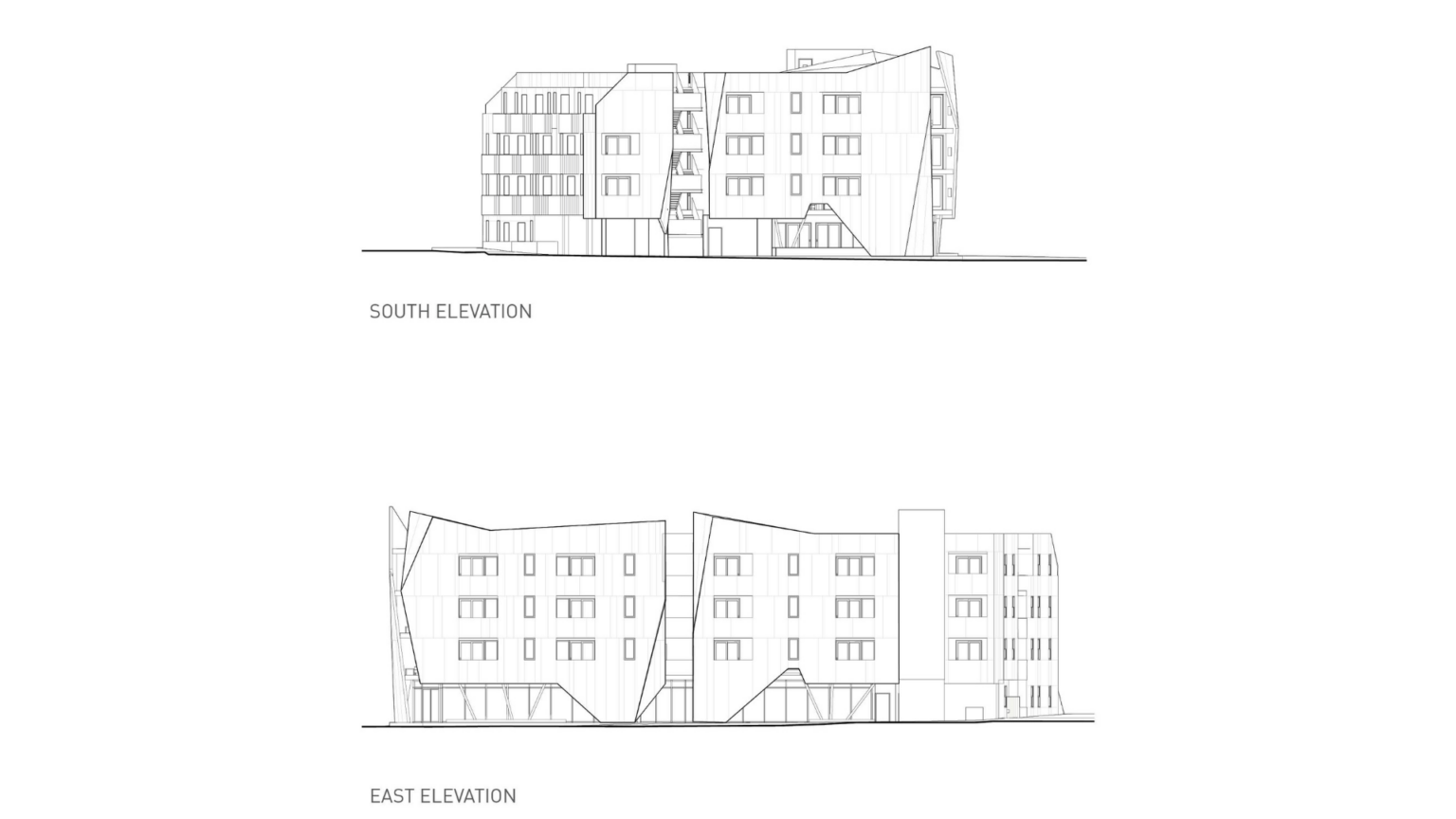 8 Sustainable Residential Buildings in Orthographic Projection ...