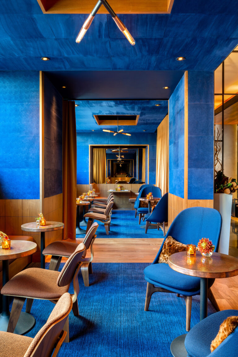 9 Shades of Blue: Majestic Interiors that Celebrate the Architectural ...