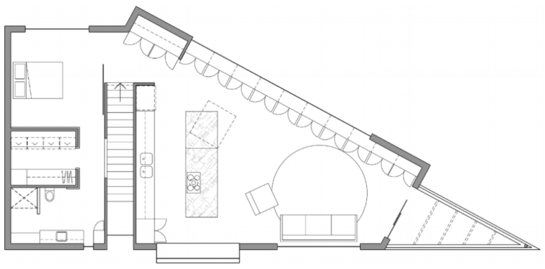 Architectural Drawings: 8 Triangular Projects That Embrace Their ...