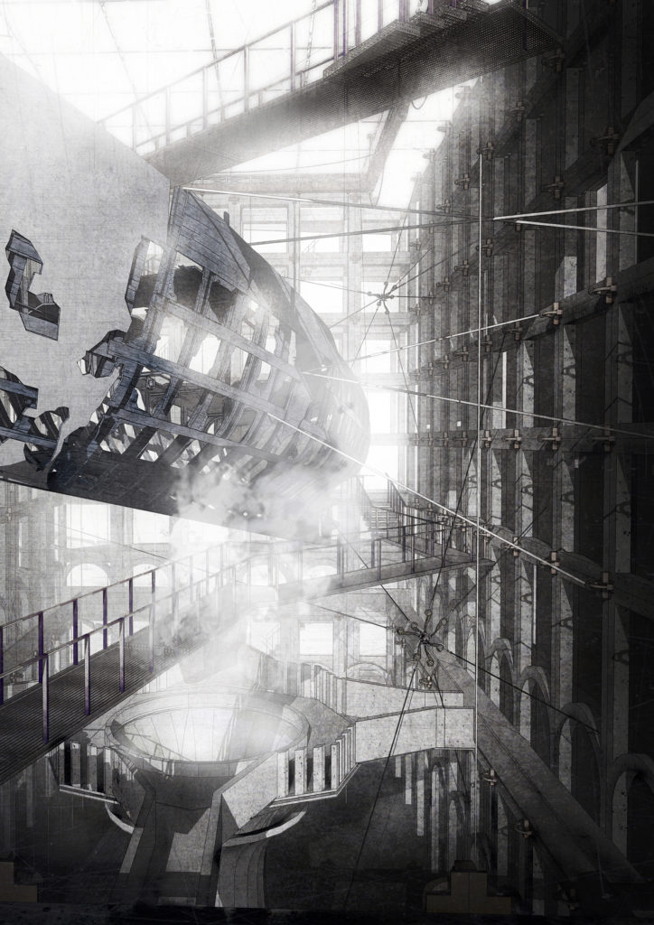 "The Machine" Showcases the Atmospheric Power of Architectural Drawings ...