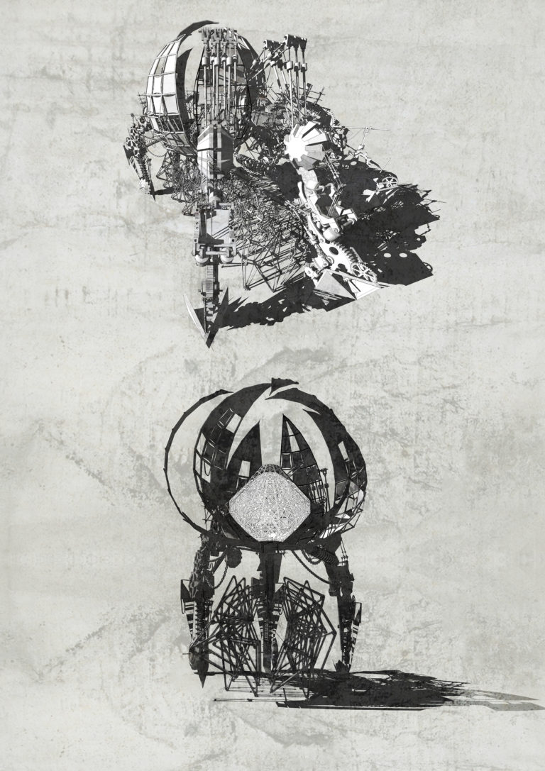 "The Machine" Showcases the Atmospheric Power of Architectural Drawings ...