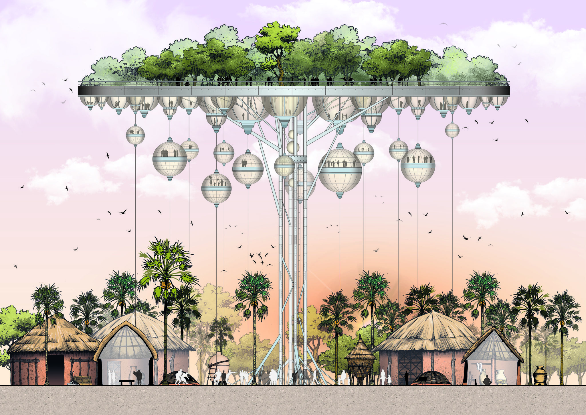 One Drawing Challenge 2021: The 100 Finalists (Part 2) - Architizer Journal