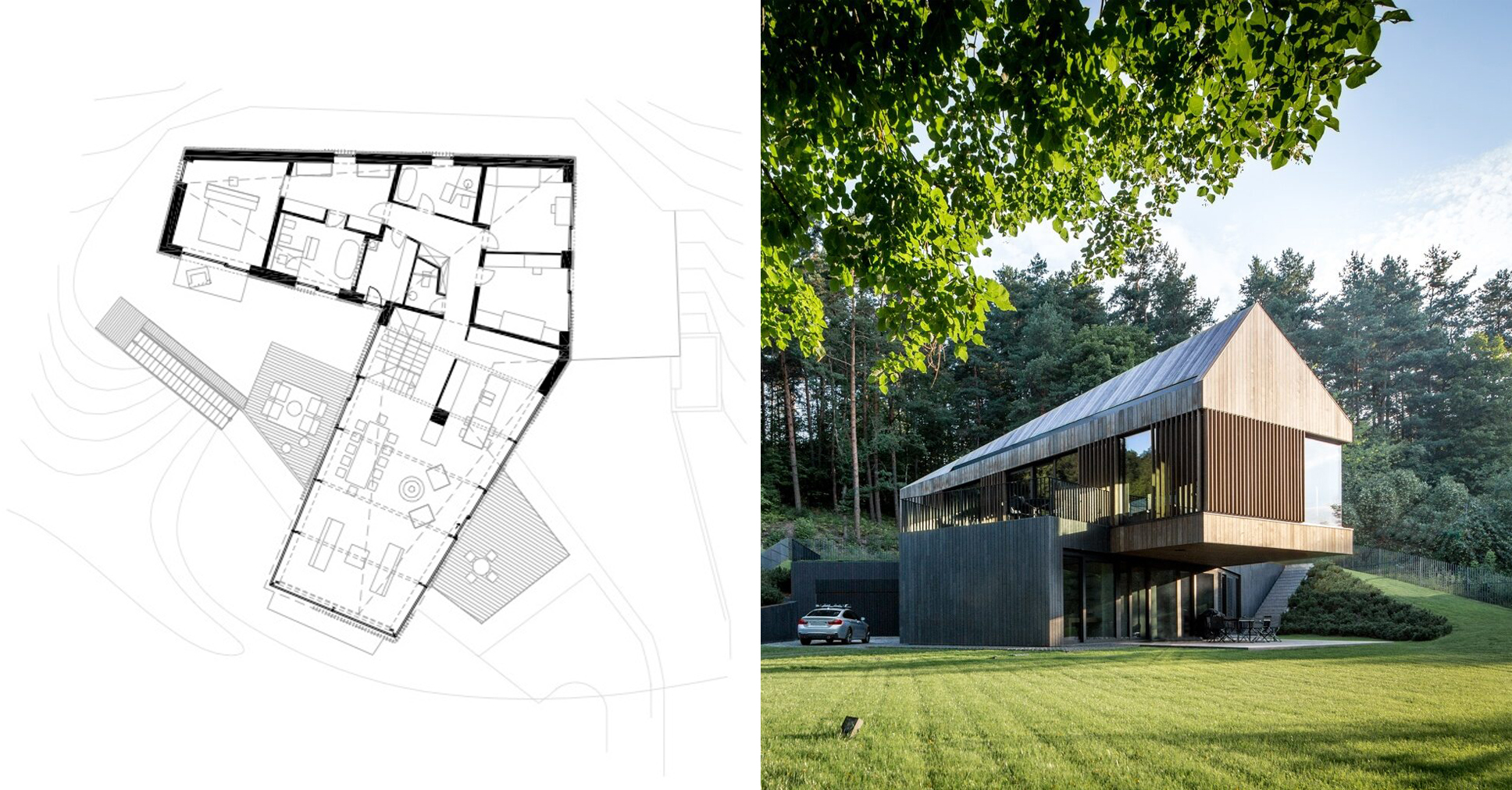 Architectural Drawings: Lithuania Reimagines Home Design in Plan - Architizer Journal