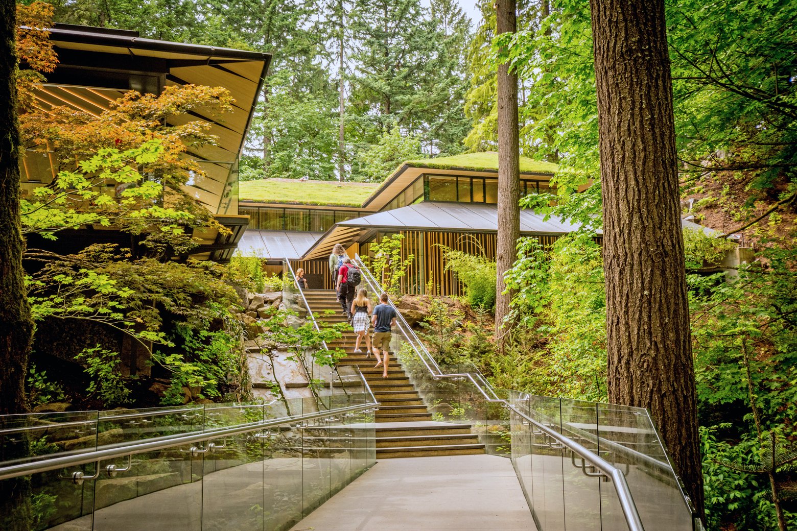 Behind the Building: Portland Japanese Garden by Kengo Kuma
