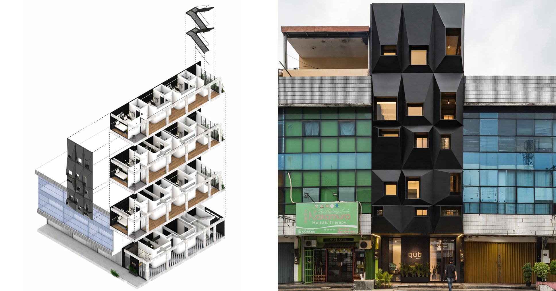 Tamara Wibowo Architects Designs The Industrial Yet Chic Qub Rooms ...