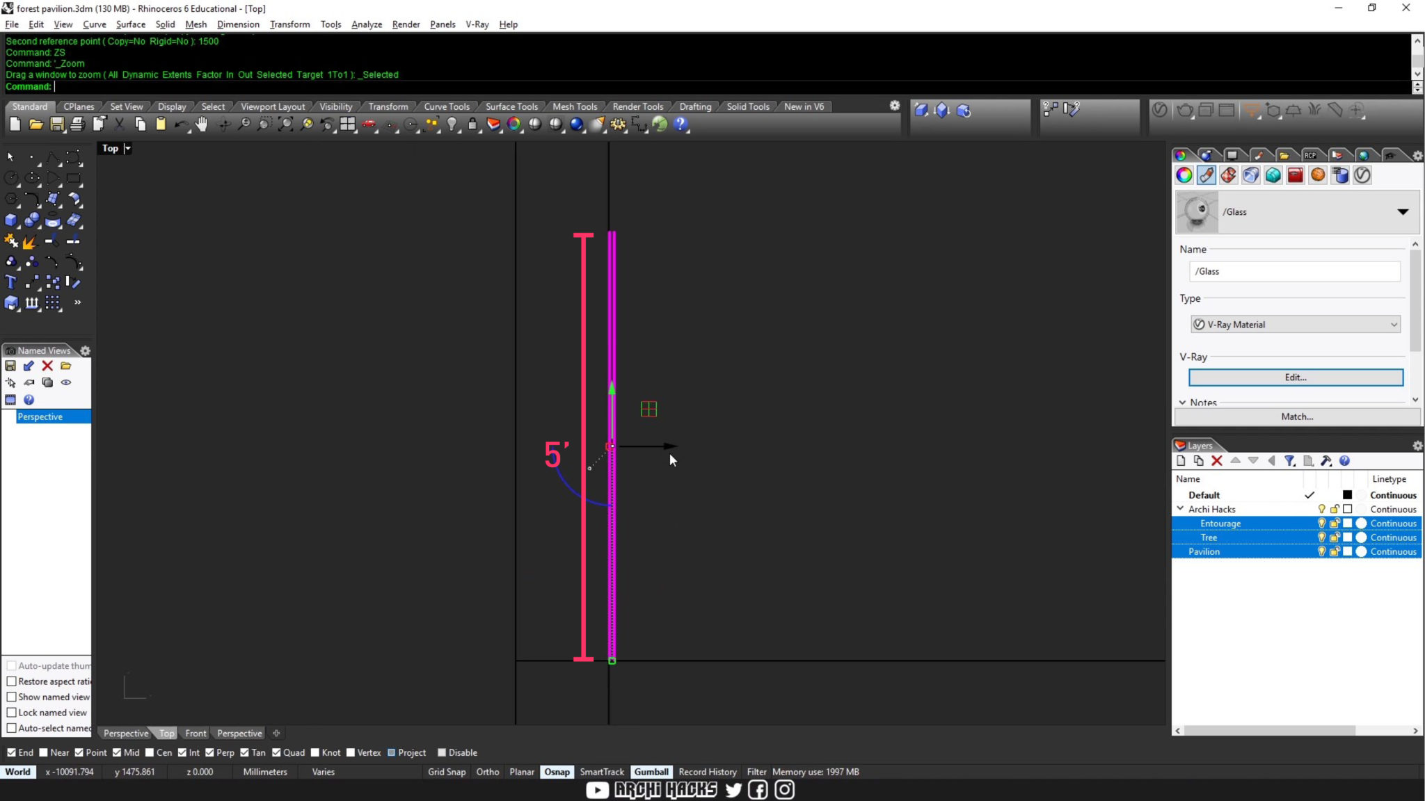 The Art of Rendering: How to Render Realistic Glass Using Rhino and V ...