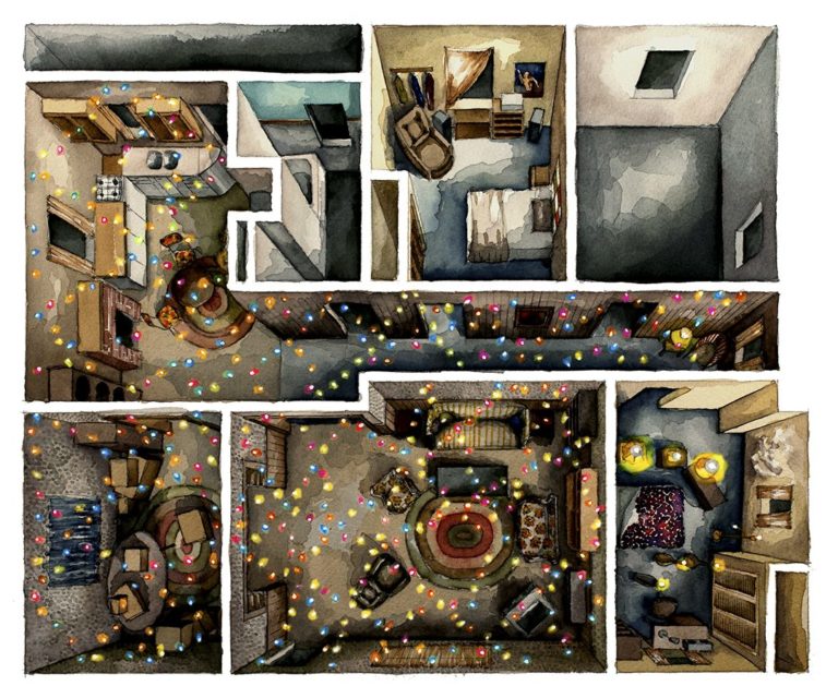 Architect Boryana Ilieva Creates Mesmerizing Floor Plans From Iconic ...