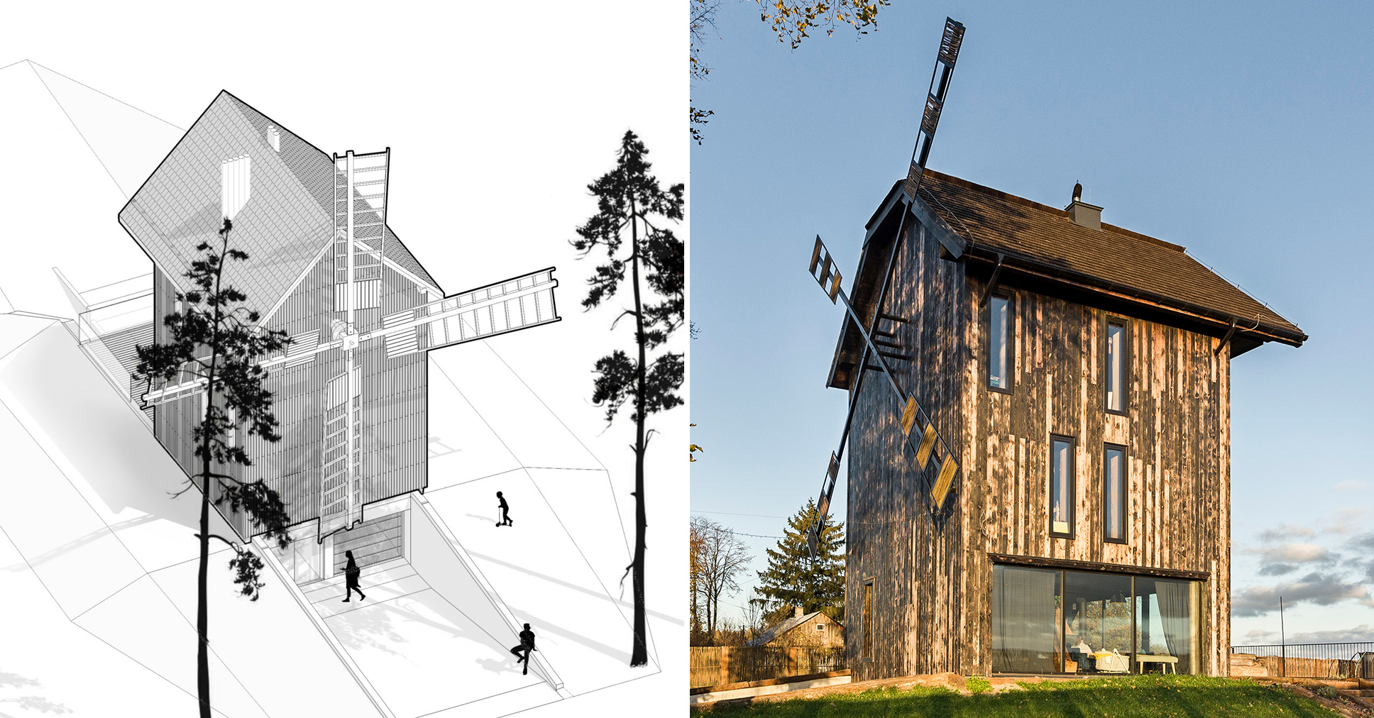 Architectural Details: Windmill House By Michał Kucharski + o4 architekci